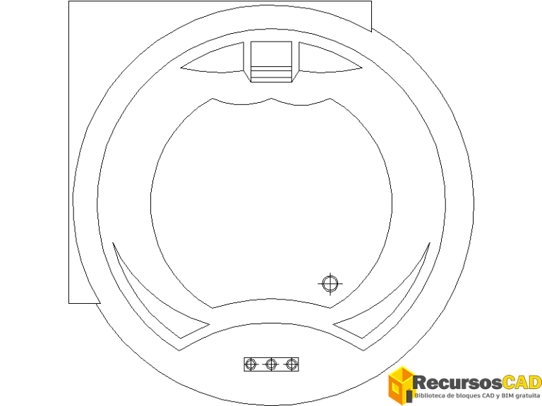Bloques de AutoCAD Jacuzzi y Bañeras de Hidromasaje - RecursosCAD