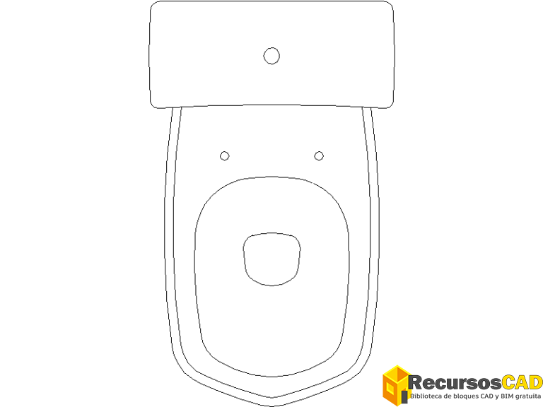 Bloques AutoCAD de Inodoros en 2D Gratis - RecursosCAD