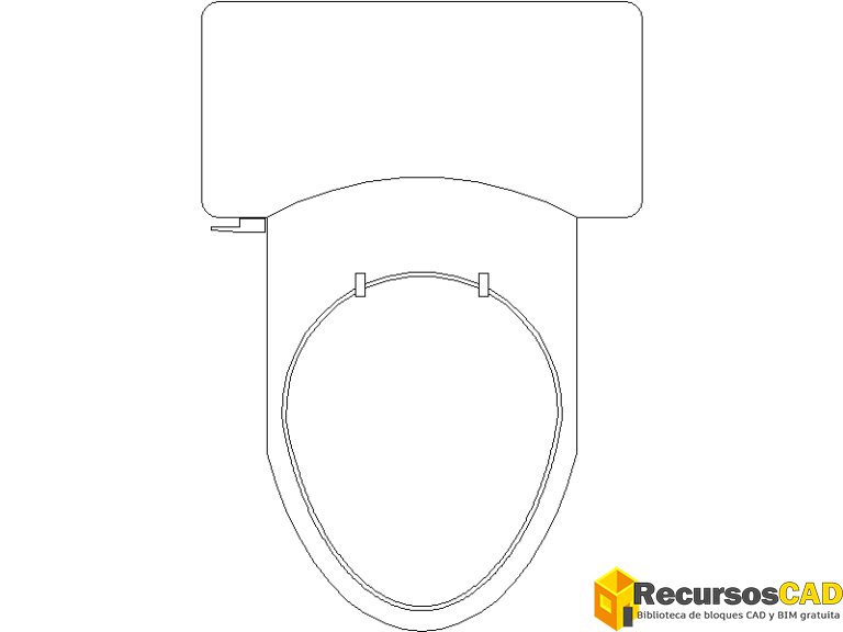 Bloques AutoCAD de Inodoros en 2D Gratis - RecursosCAD
