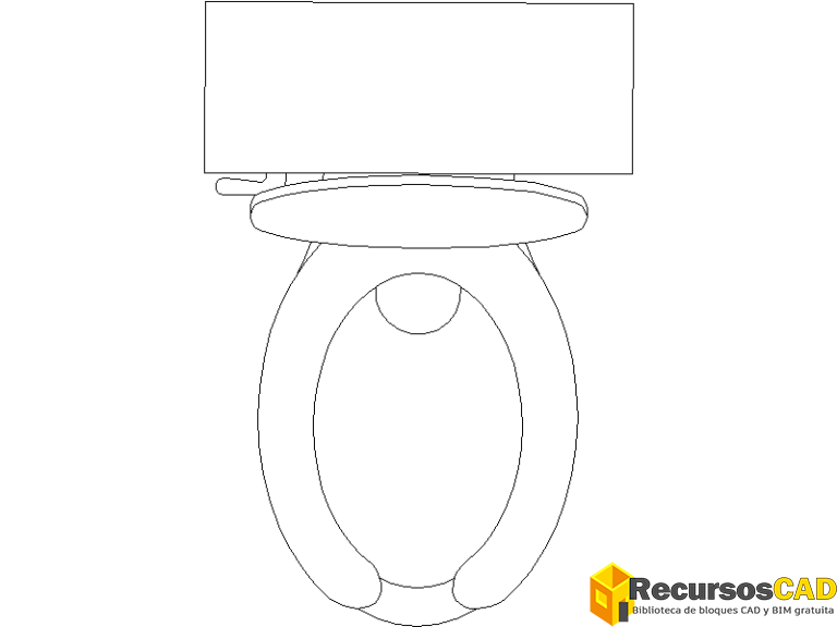 Bloques AutoCAD de Inodoros en 2D Gratis - RecursosCAD