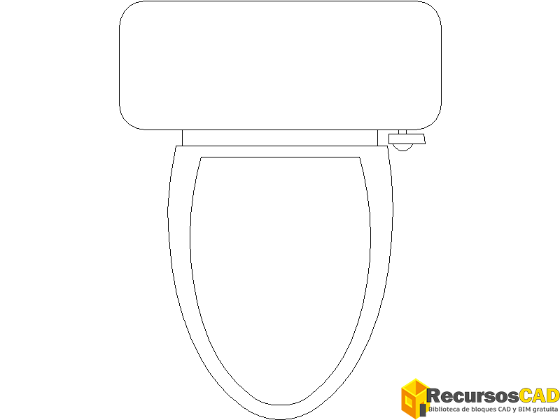 Bloques AutoCAD de Inodoros en 2D Gratis - RecursosCAD