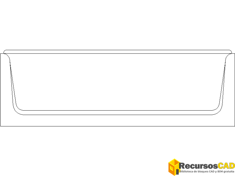 Bloque AutoCAD Inodoros WC en vista en alzado - RecursosCAD