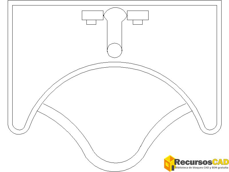 Bloques AutoCAD DWG de Urinarios en Vista Planta y Alzado - RecursosCAD
