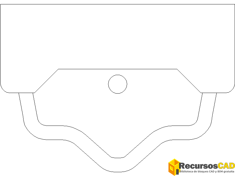 Bloques AutoCAD DWG de Urinarios en Vista Planta y Alzado - RecursosCAD