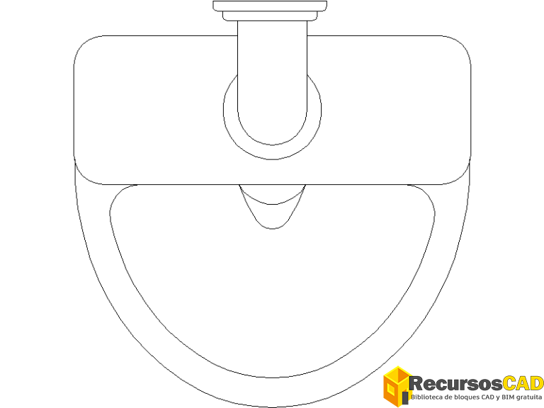 Bloques AutoCAD DWG de Urinarios en Vista Planta y Alzado - RecursosCAD