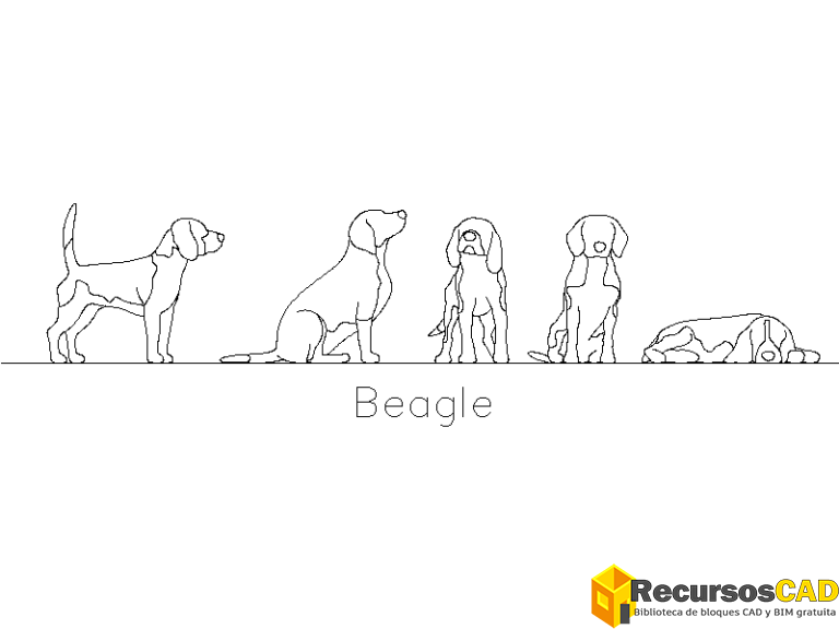 Pack de bloques AutoCAD de animales DWG gratis
