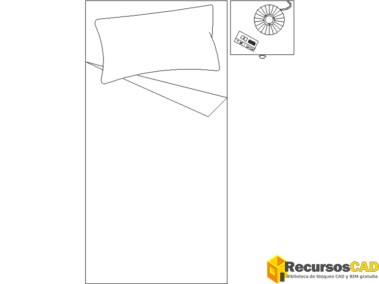 Bloques AutoCAD de sofás en planta y alzado dwg CAD blocks - RecursosCAD