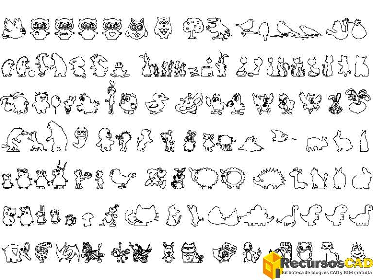 Bloques DWG de Perros en Alzado para AutoCAD 2D Gratis: Más de 25 Razas ...