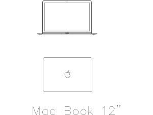Bloques AutoCAD de MacBook Pro, iMac y periféricos Apple en DWG ...