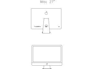 Bloques AutoCAD de MacBook Pro, iMac y periféricos Apple en DWG ...
