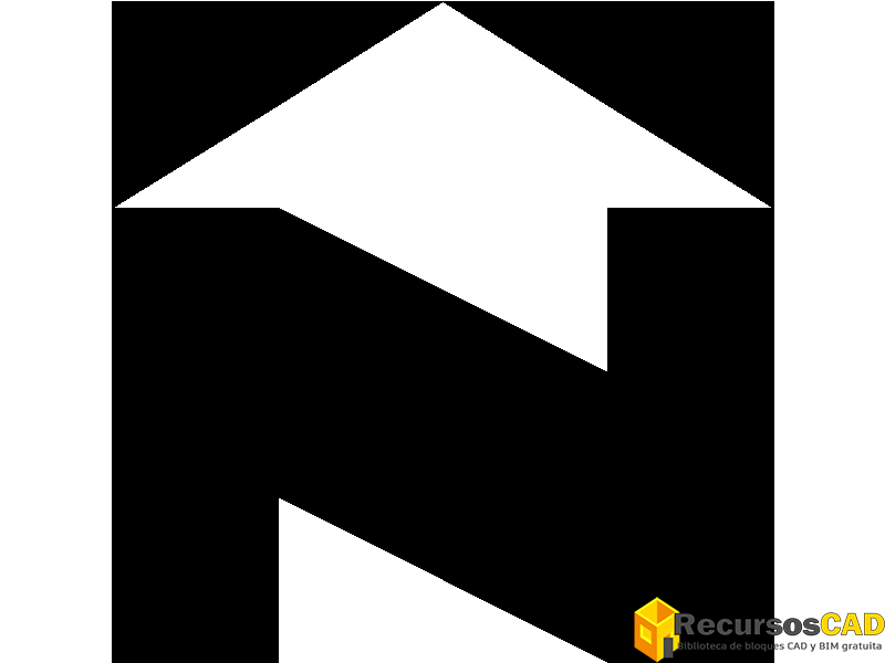 Símbolo Norte - RecursosCAD