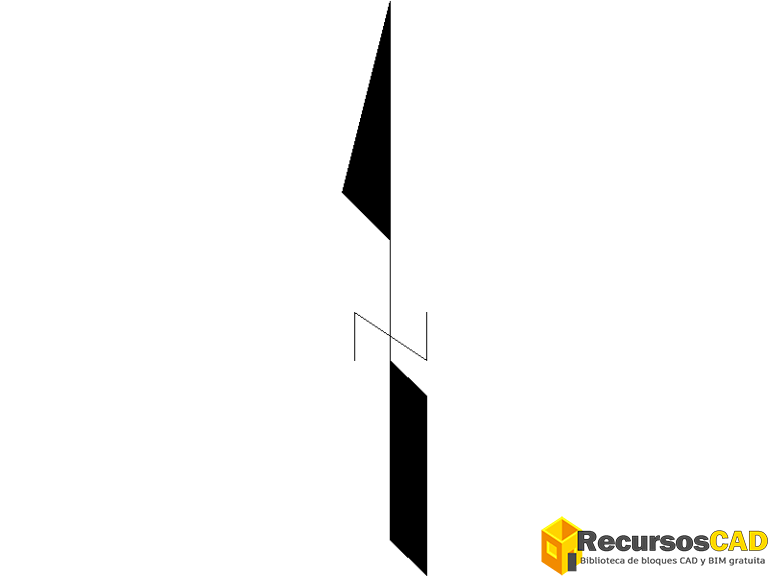 Símbolo Norte - RecursosCAD