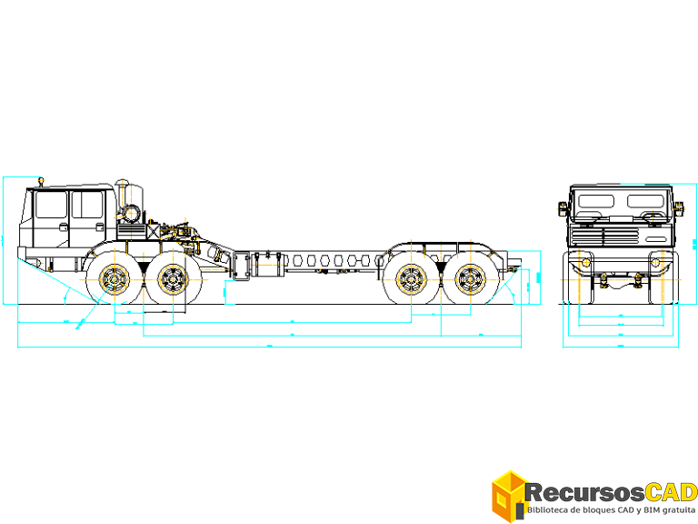 Bloques DWG AutoCAD de Transportes y Vehículos: Coches, Camiones y Más ...