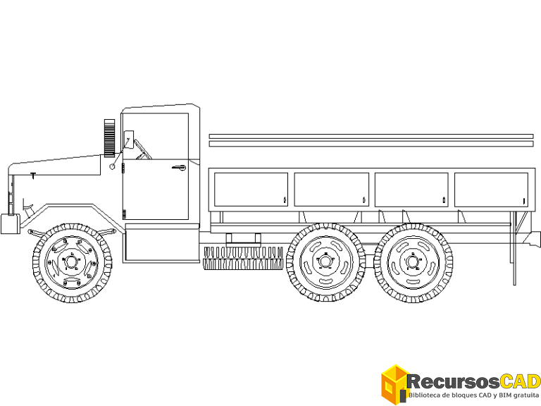 Bloques DWG AutoCAD de Transportes y Vehículos: Coches, Camiones y Más ...