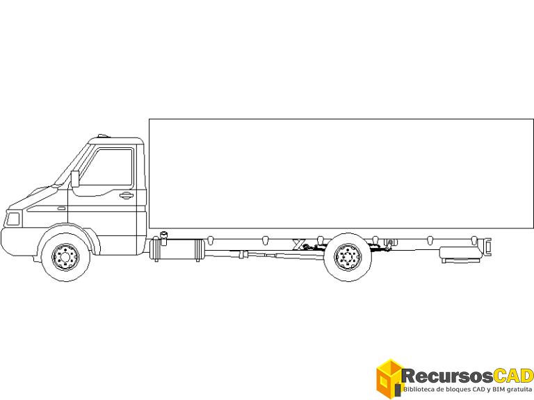 Bloques AutoCAD Camión Iveco DWG Gratis - RecursosCAD