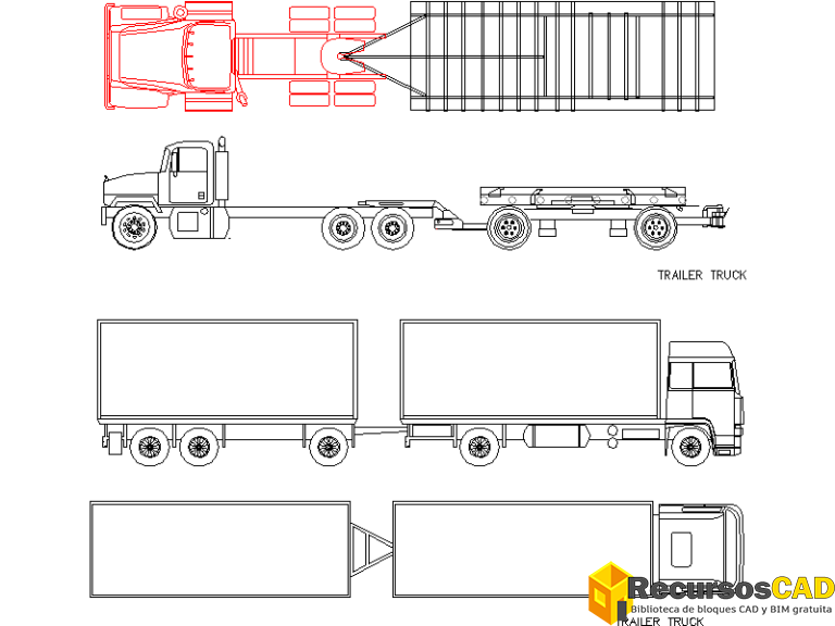 Bloques DWG AutoCAD de Transportes y Vehículos: Coches, Camiones y Más ...