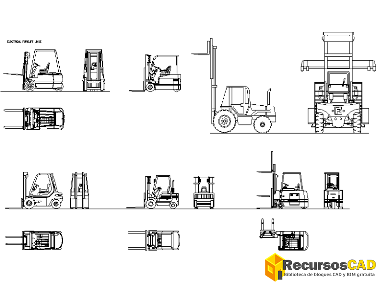 Bloques DWG AutoCAD de Transportes y Vehículos: Coches, Camiones y Más ...
