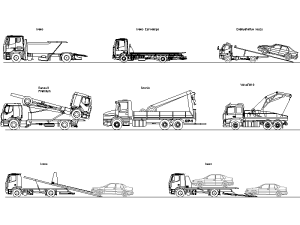 Bloques DWG AutoCAD de Transportes y Vehículos: Coches, Camiones y Más ...