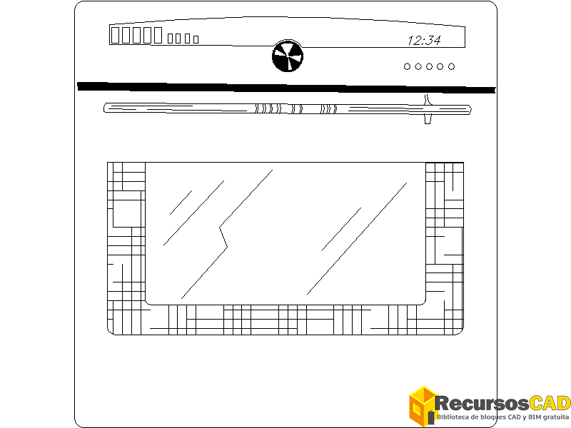 Bloques AutoCAD de lavadoras, secadoras DWG - RecursosCAD