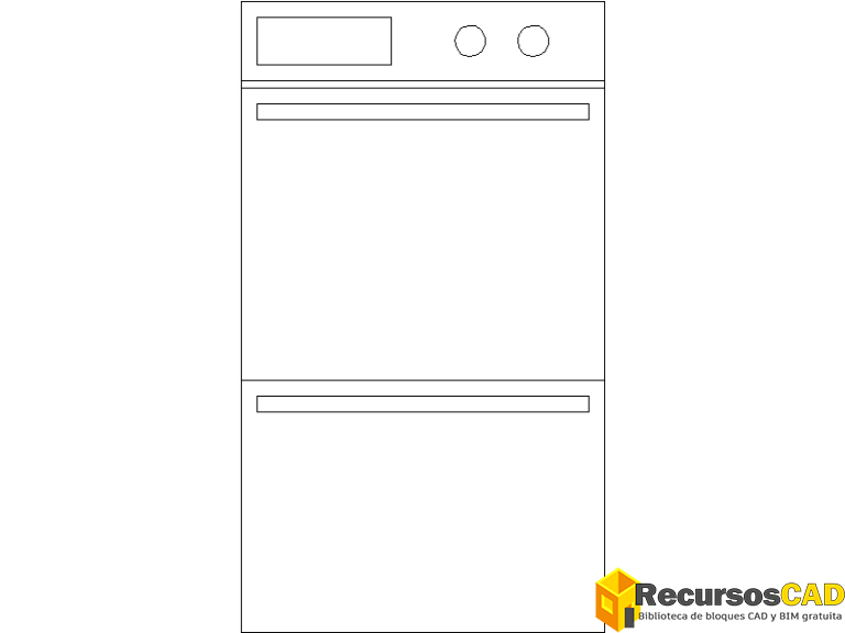 Bloques AutoCAD de lavadoras, secadoras DWG - RecursosCAD