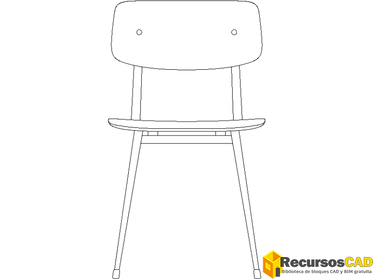 Bloques A utoCAD de sillas dwg en planta y alzado CAD blocks gratis ...