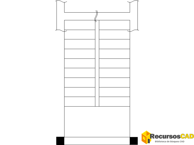 Bloques CAD DWG Escaleras - RecursosCAD