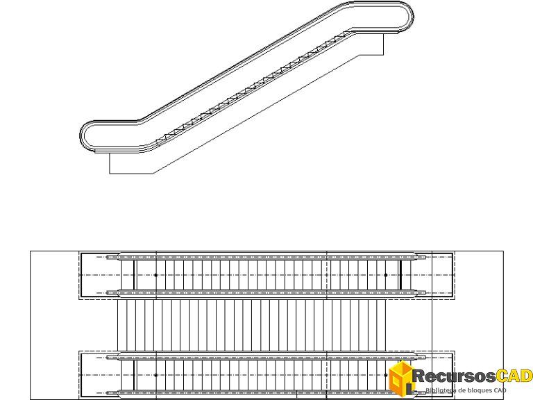 Bloques DWG de elevadores y ascensores en AutoCAD 2D gratis - RecursosCAD