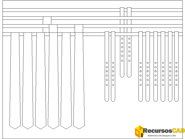 Bloques DWG de Cojines y Almohadas de Diferentes Tamaños para AutoCAD ...