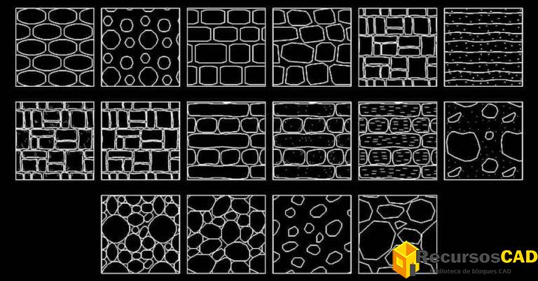Descarga Gratis Hatch Patterns de Piedra para AutoCAD – Formato .PAT ...