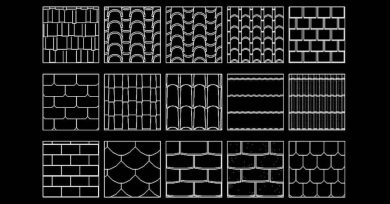Descarga Hatch de Tejas para AutoCAD Gratis Patrón .PAT Completo ...
