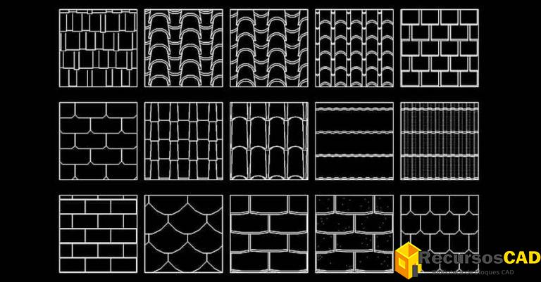Descarga Hatch de Tejas para AutoCAD Gratis Patrón .PAT Completo ...