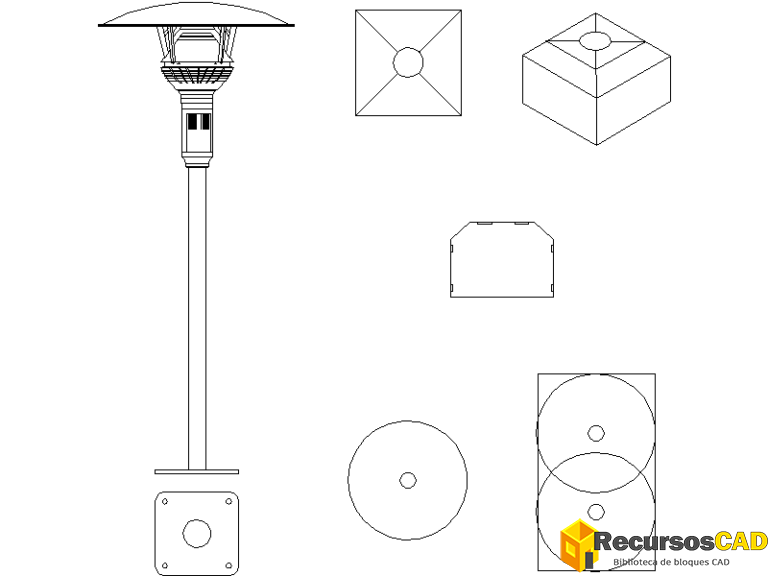 Bloques DWG Muebles en AutoCAD 2D Gratis - RecursosCAD